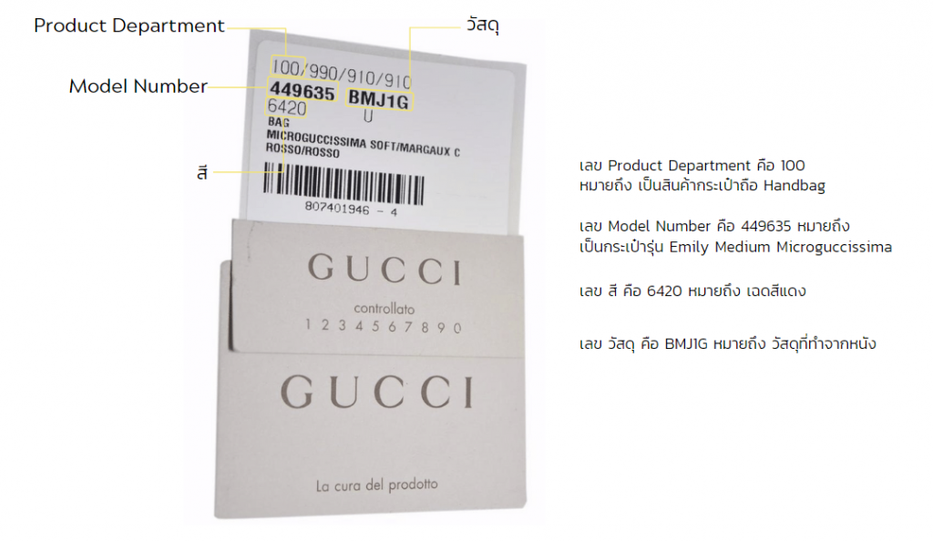 Serial Number ของ Gucci - เคล็ดลับวิธีอ่าน - KATE💋 STYLE