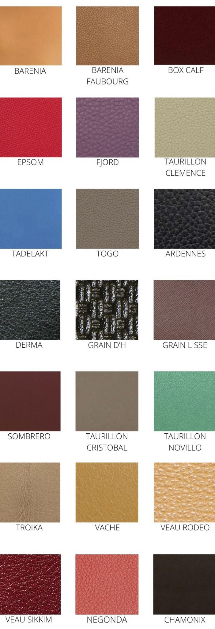 Hermes Leather Material รวมหนังแอร์เมส - KATE💋 STYLE