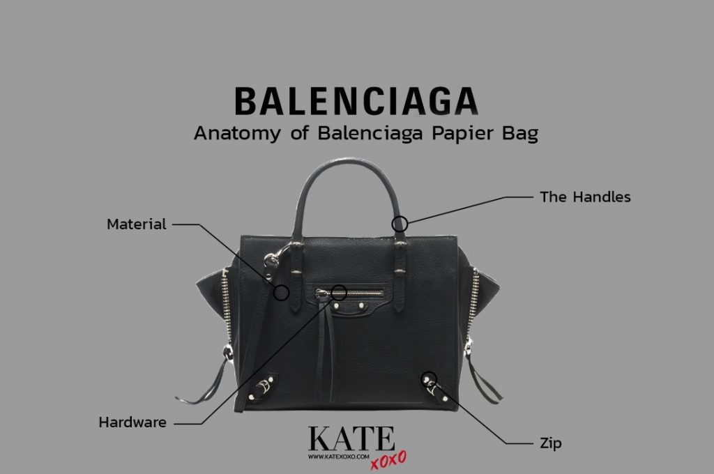 Balenciaga Papier Bag - Anatomy of Bag - KATE💋 STYLE