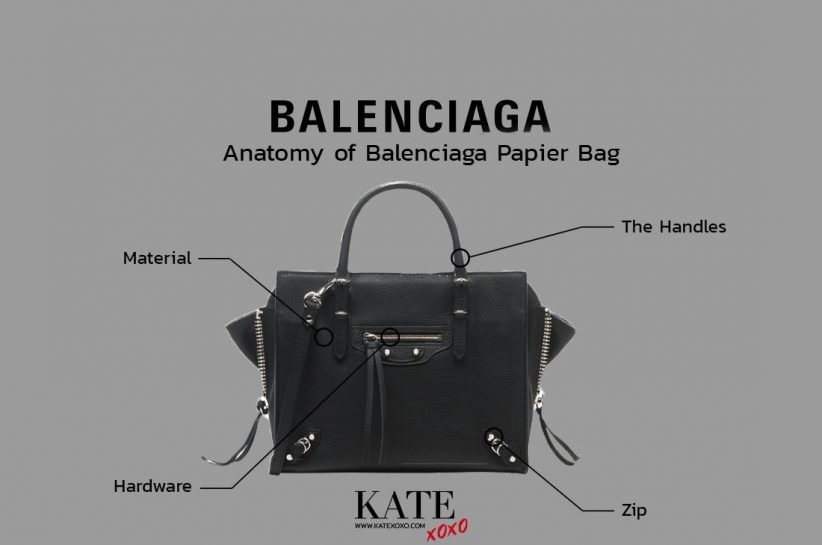 Balenciaga Papier Bag - Anatomy of Bag - KATE💋 STYLE