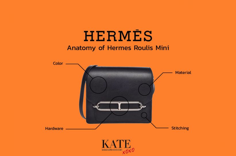 Anatomy of Hermes Roulis Mini Bag - KATE💋 STYLE