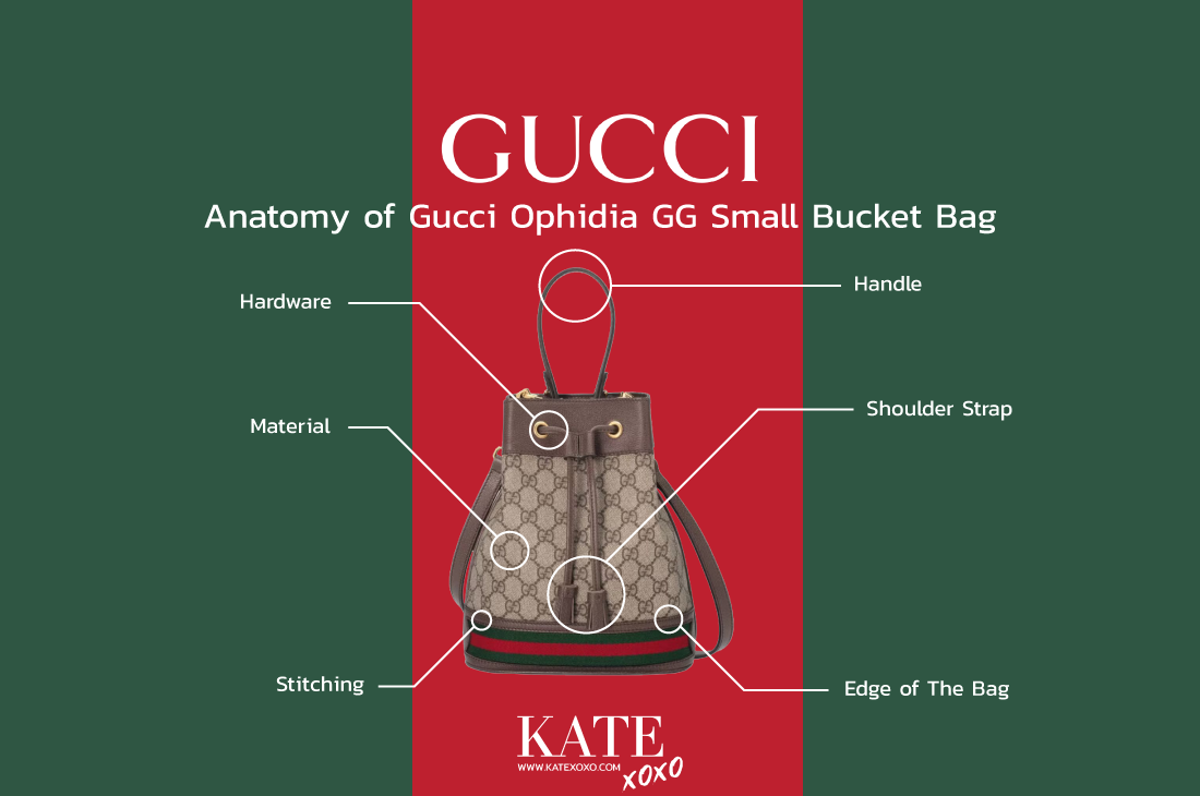 Anatomy of Gucci Ophidia GG Small Bucket Bag - KATE💋 STYLE