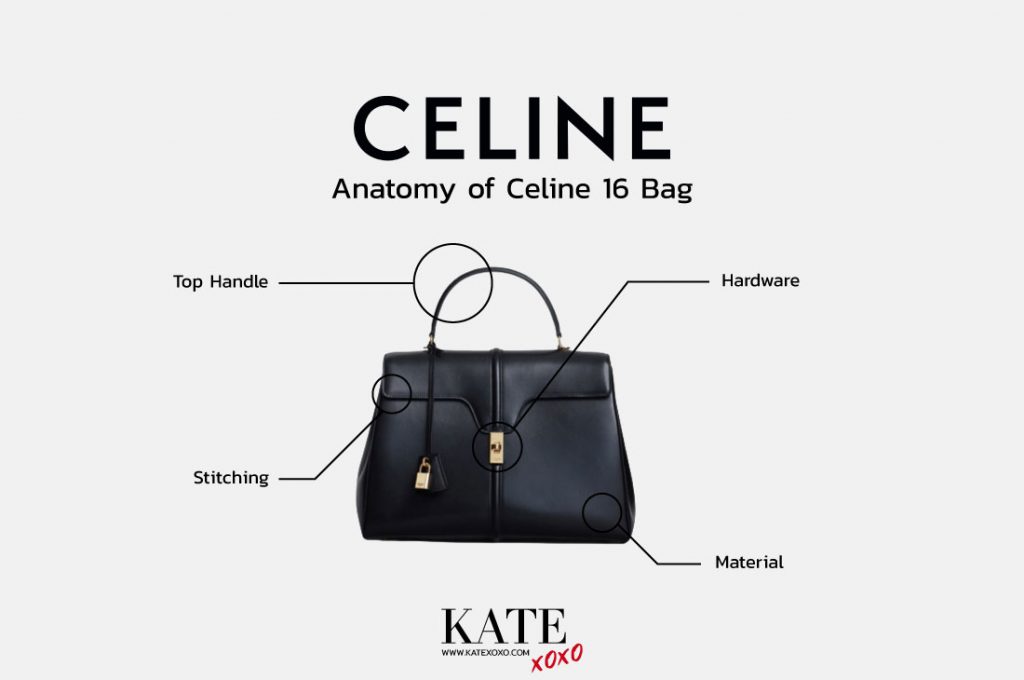 Anatomy of Celine Wallet On Strap in Triomphe Bag - KATE💋 STYLE