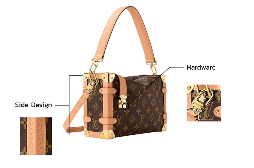 Anatomy of Louis Vuitton Side Trunk - KATE💋 STYLE