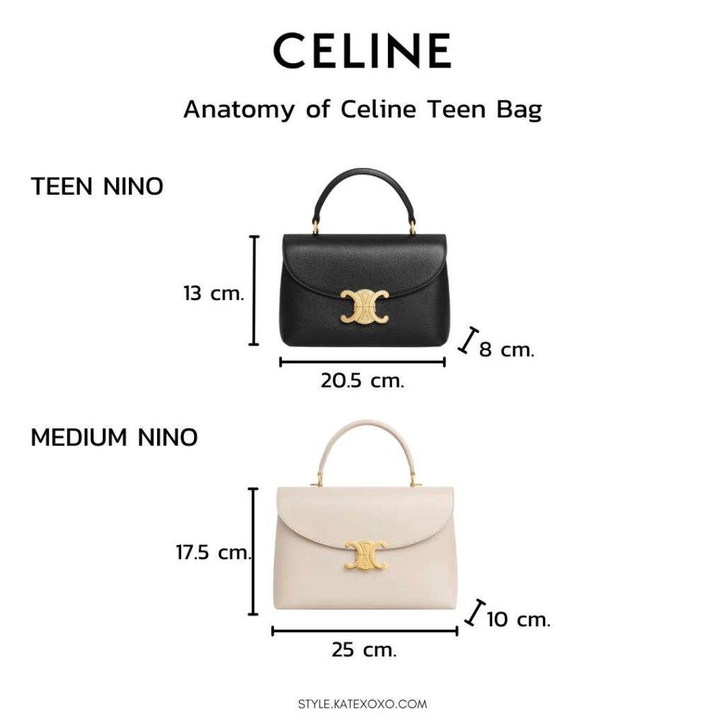 Anatomy of Celine Teen Nino Bag - KATE💋 STYLE